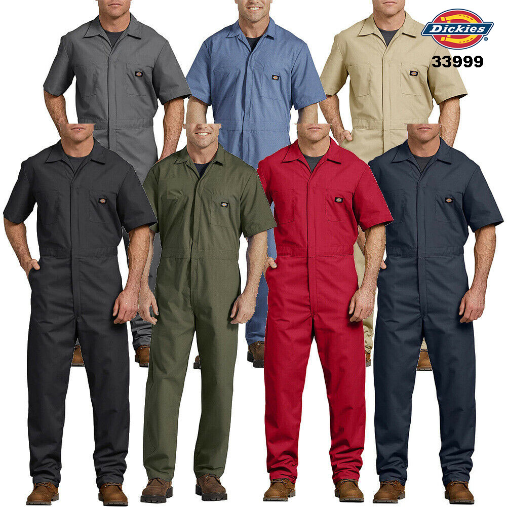 Dickies Mens Short Sleeve 33999 Work Wear Uniform Coveralls Ebay
